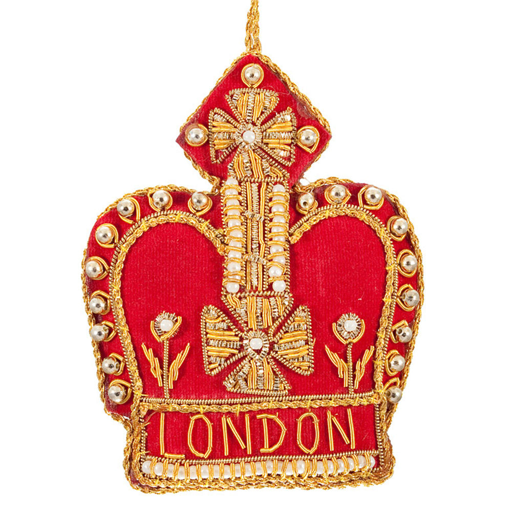 Red and Gold Crown Decoration – Royal Museums Greenwich Shop