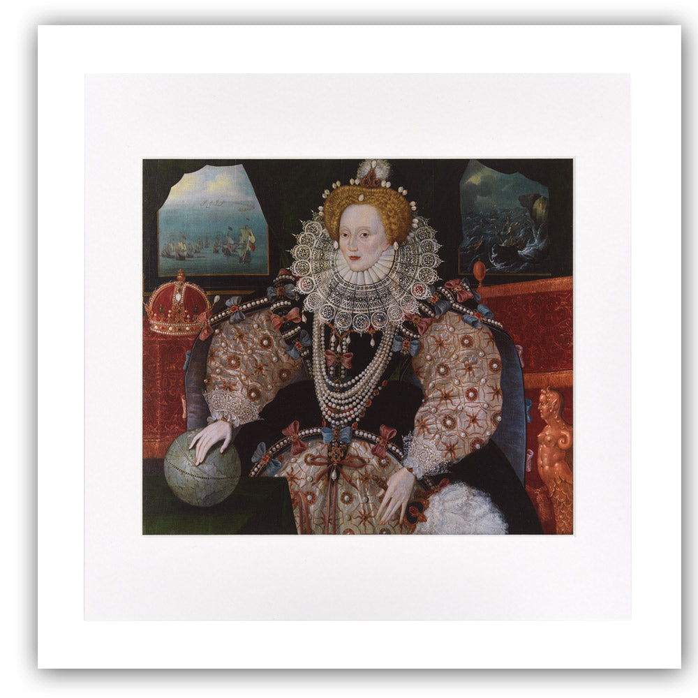 Armada Portrait Of Elizabeth I Print – Royal Museums Greenwich Shop