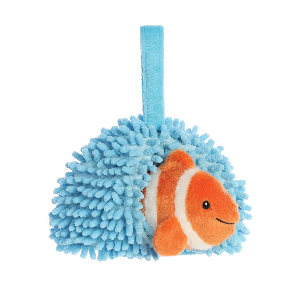 Eco-Friendly Hideouts Clown Fish Soft Toy with Coral Reef Hideout ...