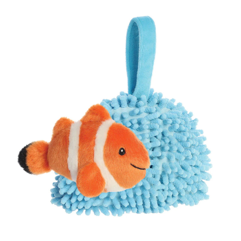 Eco-Friendly Hideouts Clown Fish Soft Toy with Coral Reef Hideout ...