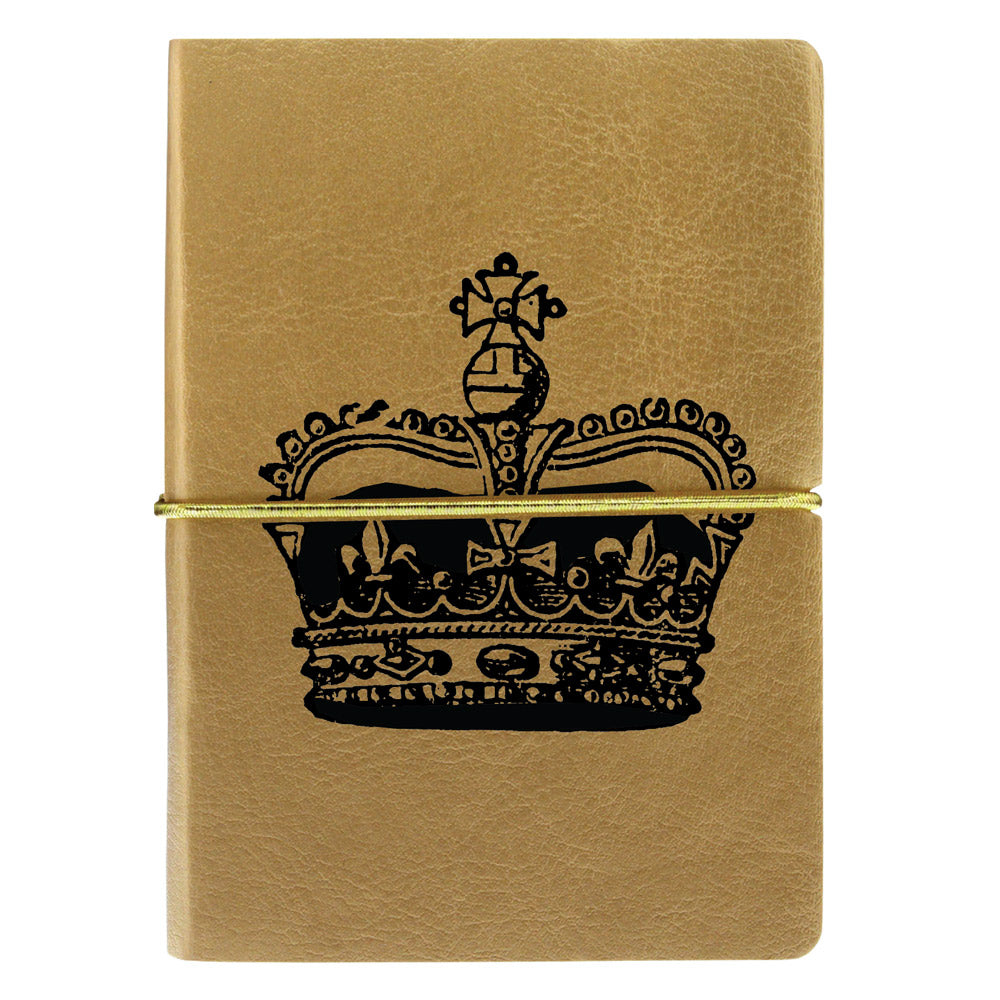 Gold Notebook with Crown Image – Royal Museums Greenwich Shop