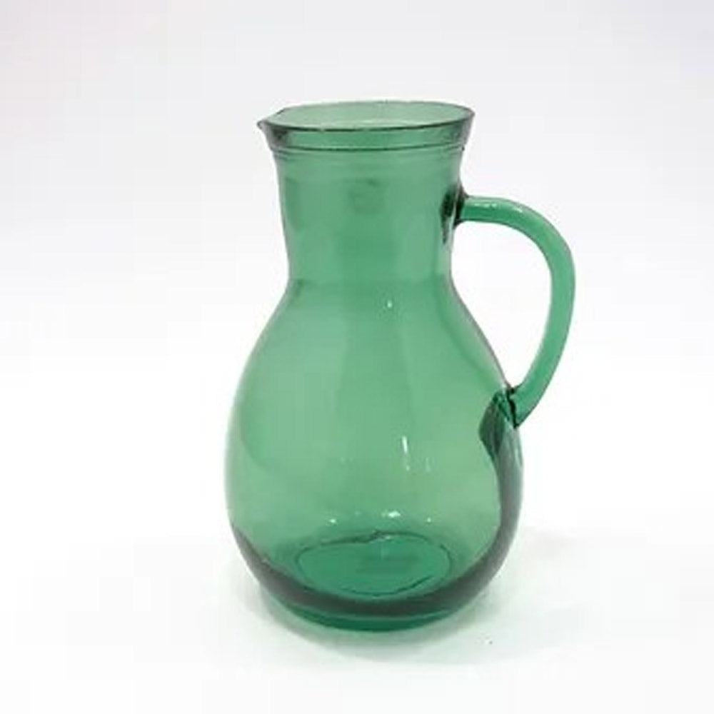 Eco-Friendly Recycled Juniper Green Glass Water Jug 2.3 Litre – Royal ...