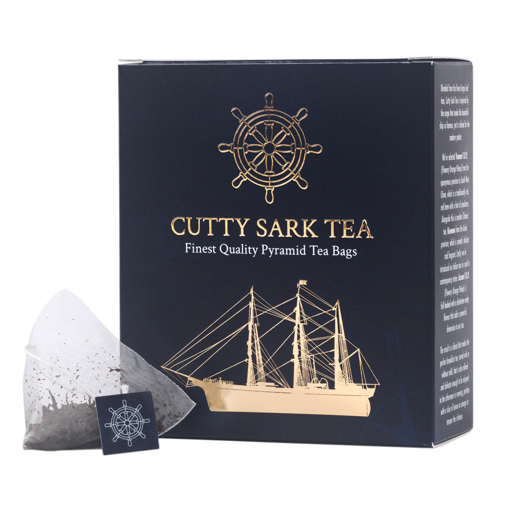 Exclusive Cutty Sark x Drury Finest Quality Tea 25 Pyramid Tea Bags ...