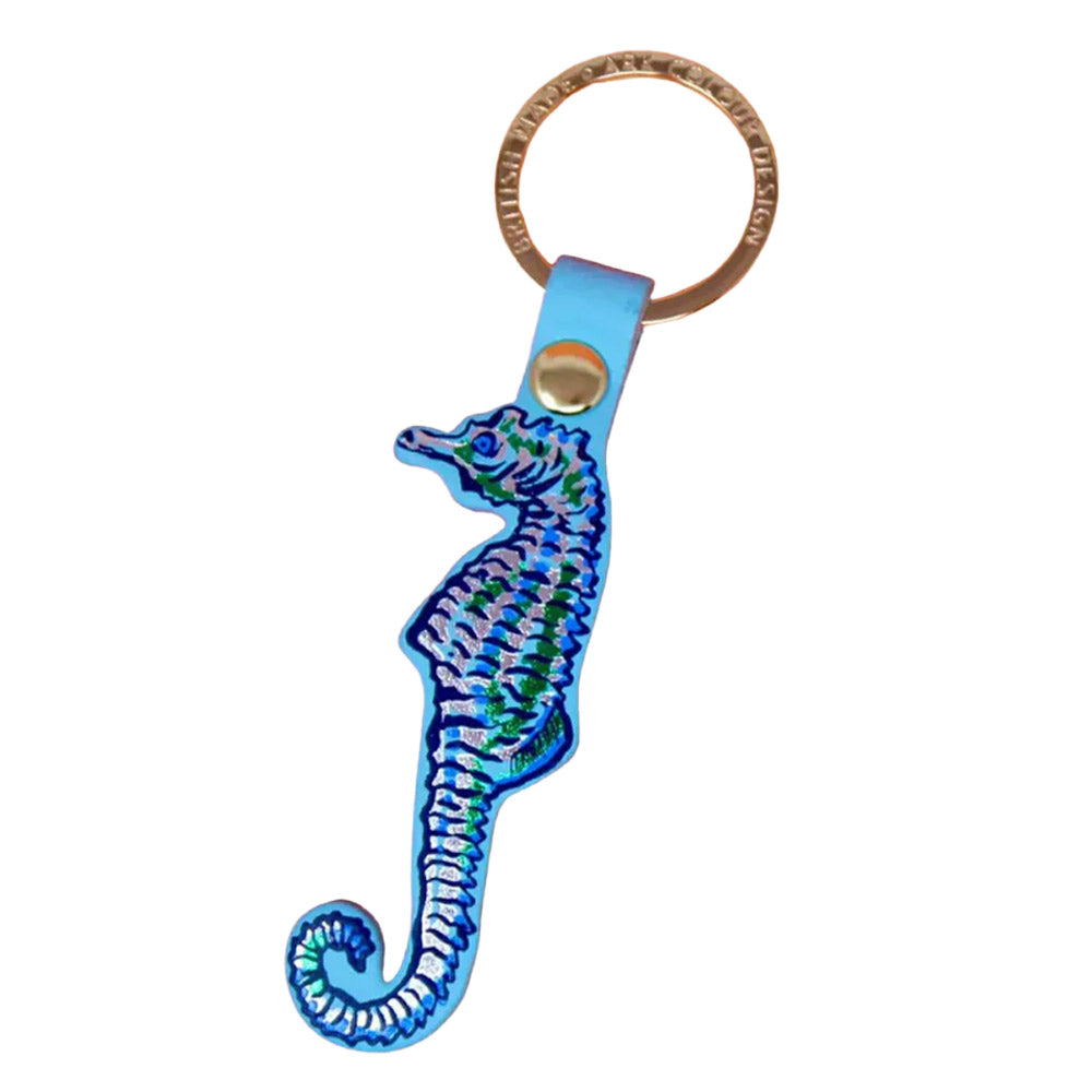 Seahorse Keyring 100% Genuine Leather Keyring Choice of Colours – Royal ...