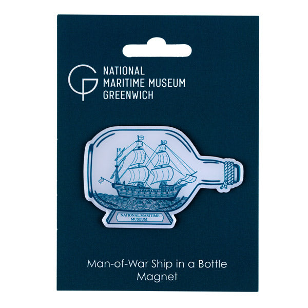 Ship in a Bottle Fridge Magnet | Maritime Gifts | Nautical Gifts ...