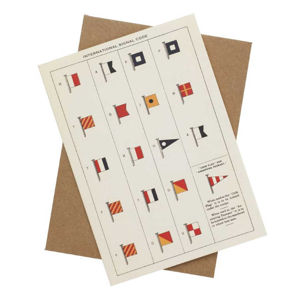 Buy International Signal Code Greetings Card | Royal Museums Greenwich ...