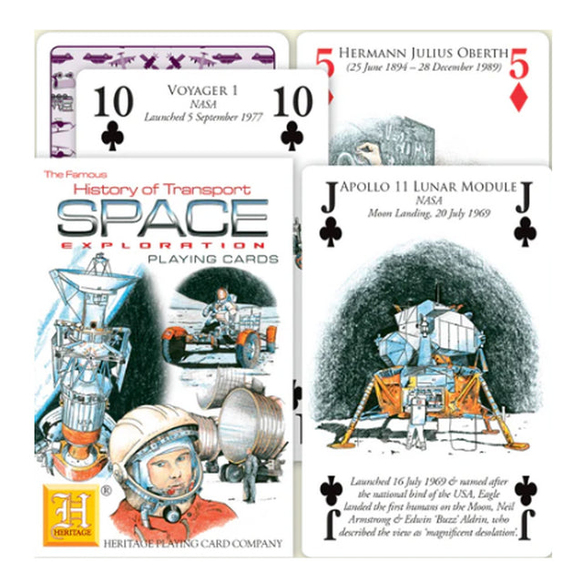 History of Transport Space Exploration Playing Cards | Royal Museums ...