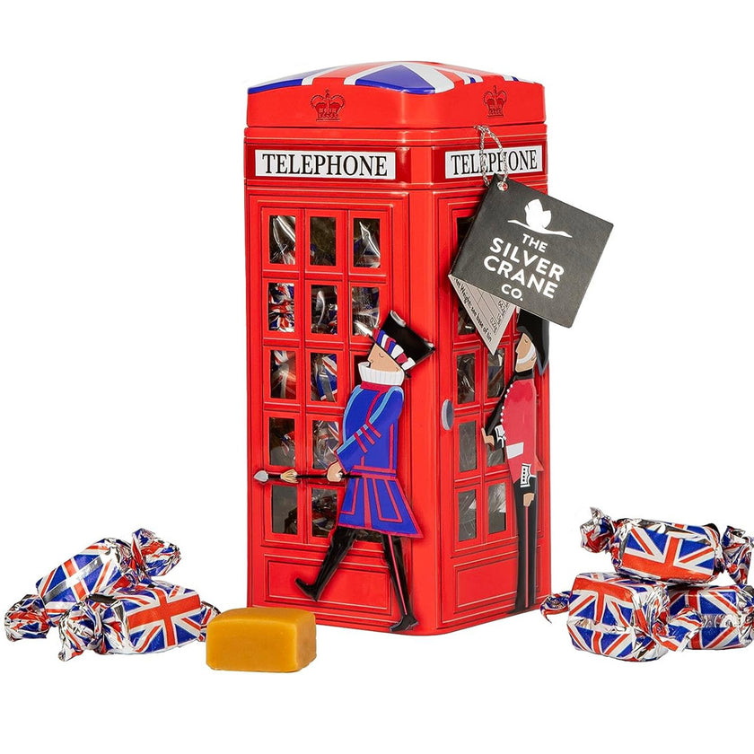 Telephone Box Tin Filled With British Fudge – Royal Museums Greenwich Shop