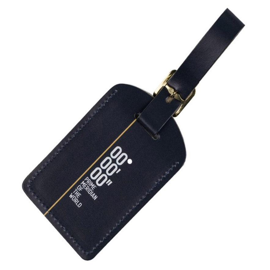 Prime Meridian Recycled Leather Luggage Tag | Exclusive | Royal Museums ...