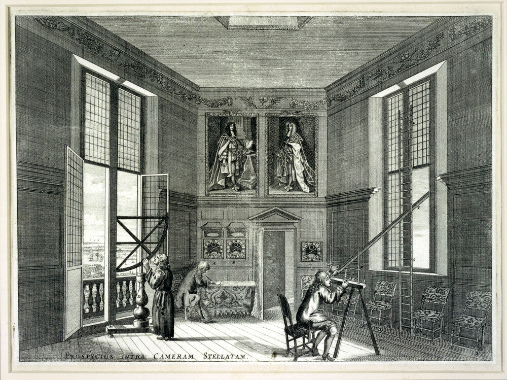 Interior of the Octagon Room at the Royal Observatory, Greenwich, Lond ...