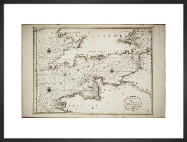 Chart of the English Channel and the Atlantic Coasts of Southern Brita ...