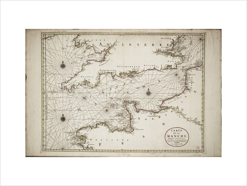 Chart of the English Channel and the Atlantic Coasts of Southern Brita ...