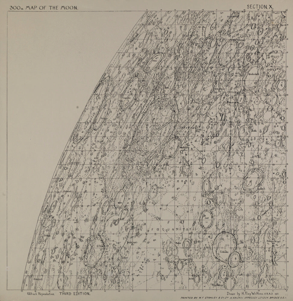Map of the Moon, Section 10 – Royal Museums Greenwich Shop
