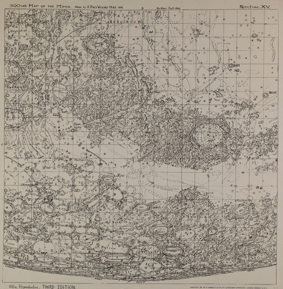 Map of the Moon, Section 15 – Royal Museums Greenwich Shop