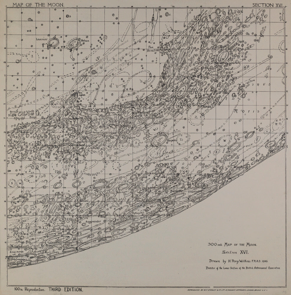 Map of the Moon, Section 16 – Royal Museums Greenwich Shop