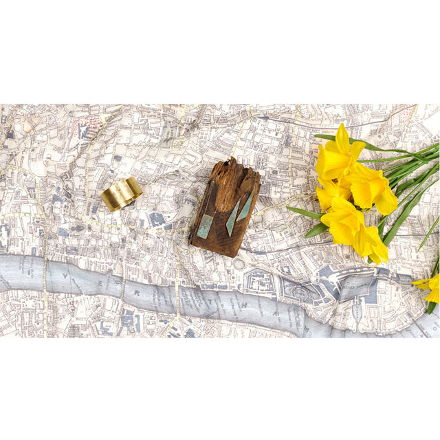 Vintage London Map Scarf | London and Greenwich Gifts – Royal Museums ...