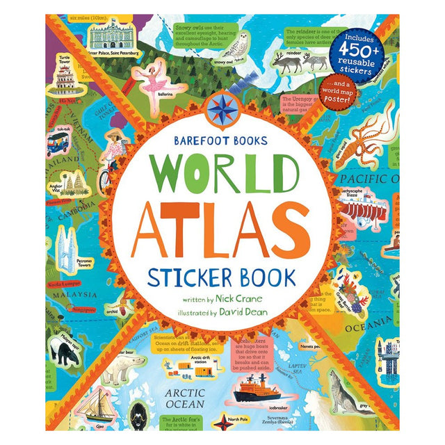 Discover World Atlas Sticker Book | Royal Museums Greenwich Shop